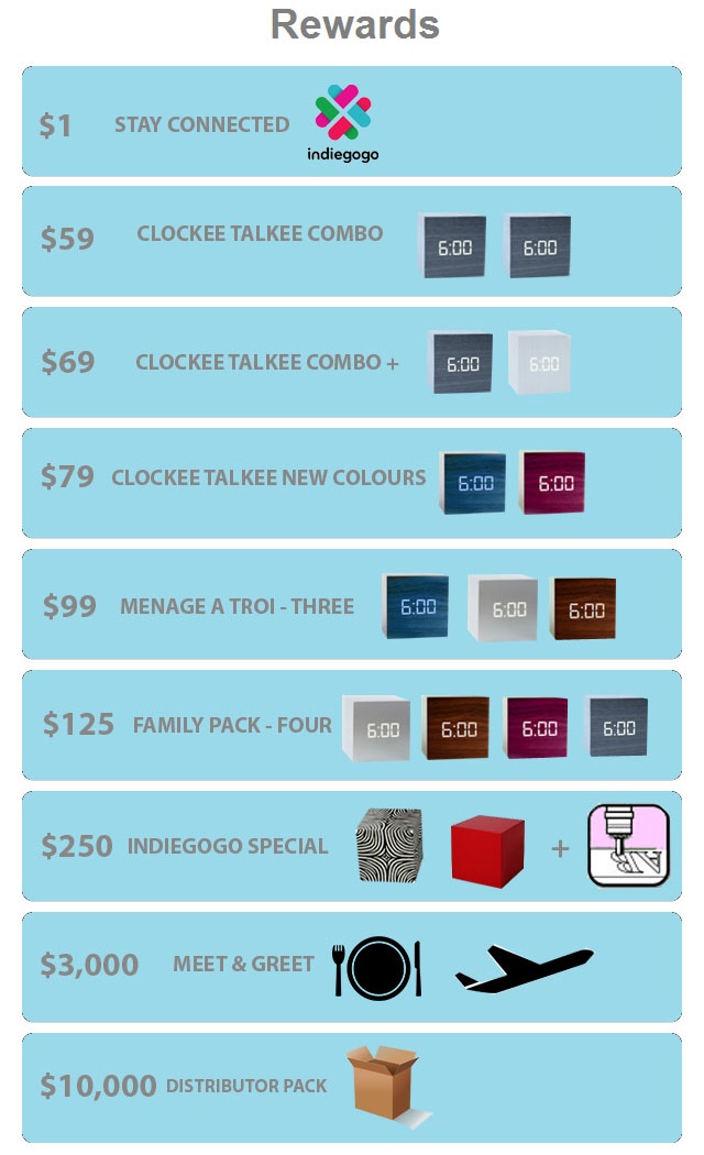 Clockee Talkee: The Walkie-Talkie Alarm Clock | Indiegogo