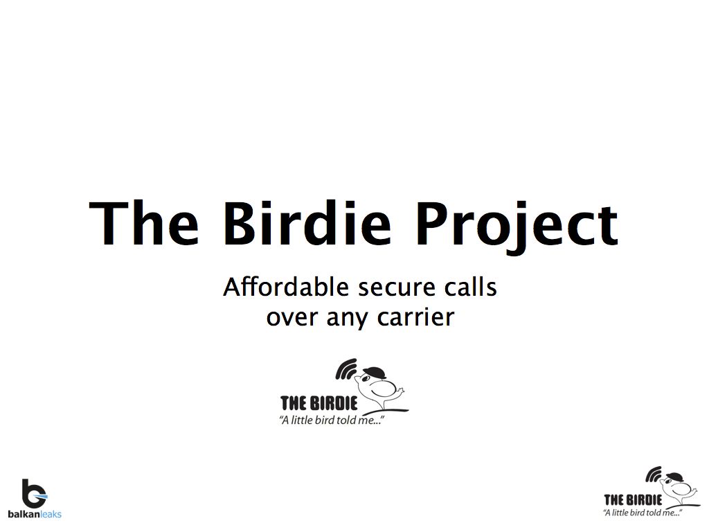 The Birdie Project | Indiegogo