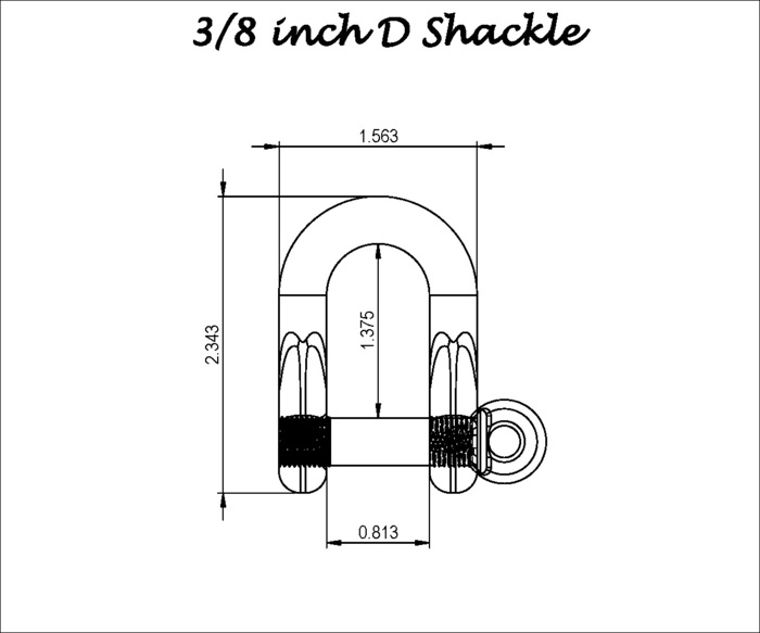 High Strength Titanium Locking D Shackle | Indiegogo