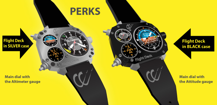 The Cockpit Watches: ideal gifts for the aviation fan. | Indiegogo