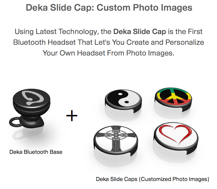 Deka: The MOST CUSTOMIZABLE & SMARTEST Bluetooth Headset | Indiegogo